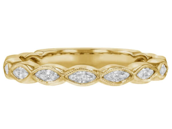 Ladies Marquise Diamond Wedding Band C1069 - MDT Design